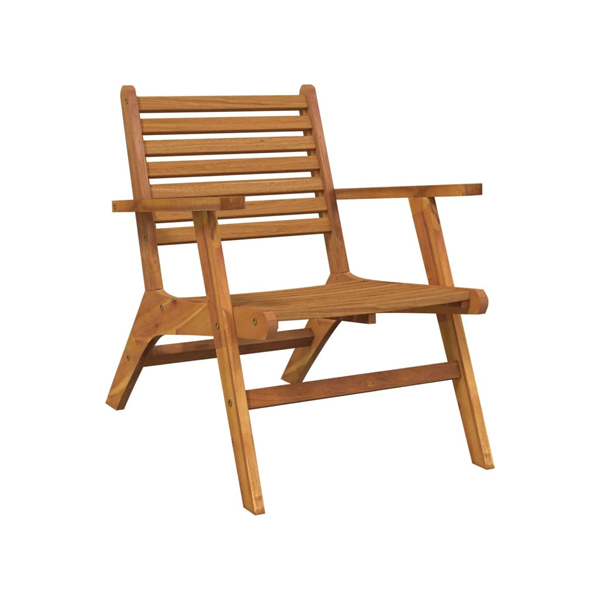 Wooden Outdoor Chair Dining Chair Natural Color - Aqma Furniture